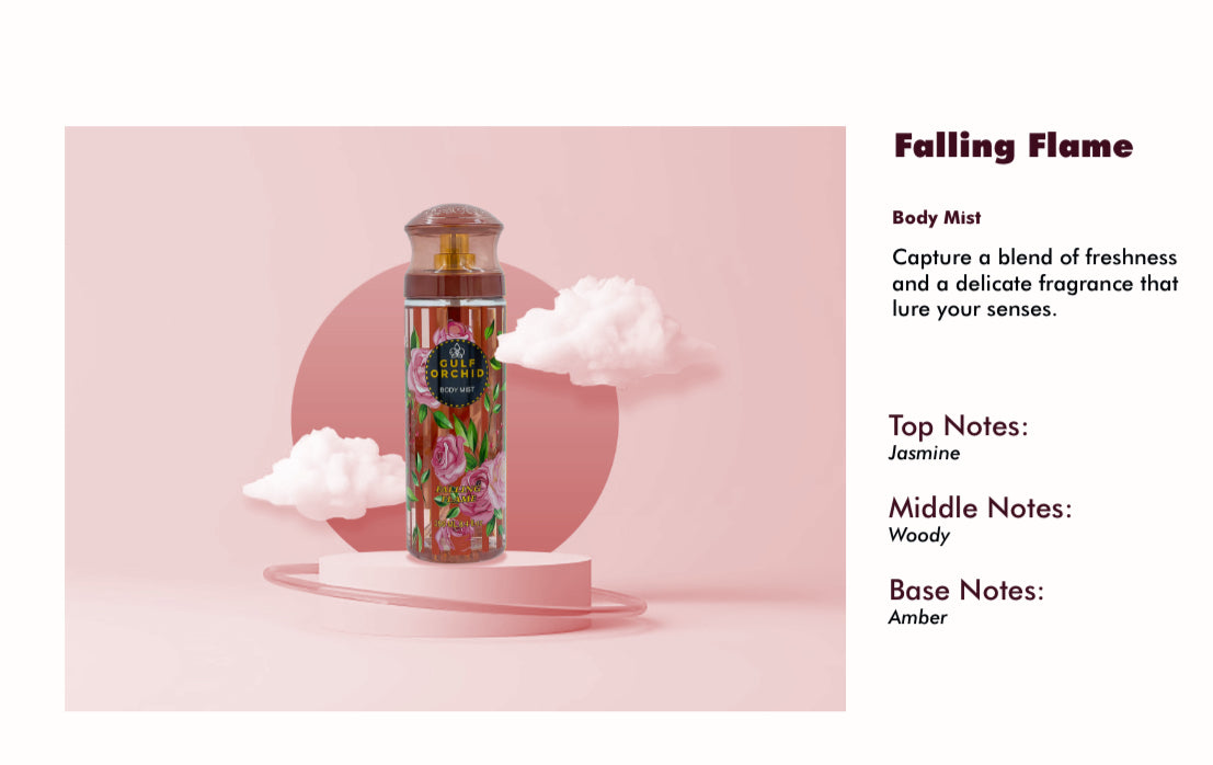 Gulf Orchid Body Mist - FALLING FLAME BODY MIST – Saham Gate